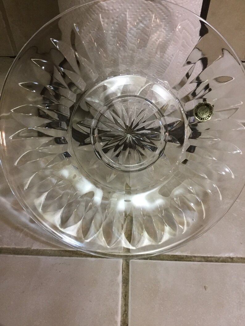 Princess House Crystal Plate - Etsy