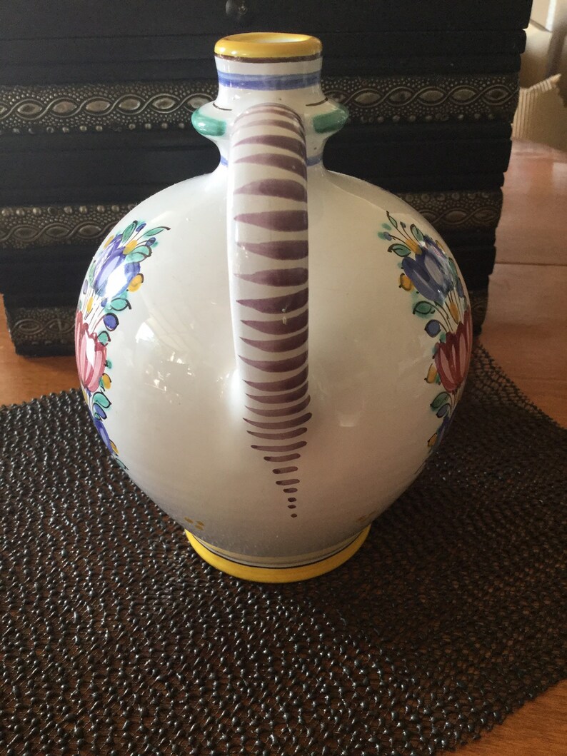 Modra Ludova Majolika Jug - Etsy