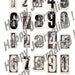 Jumbo Numbers for Journaling Dates - Digital Downloadable - Etsy