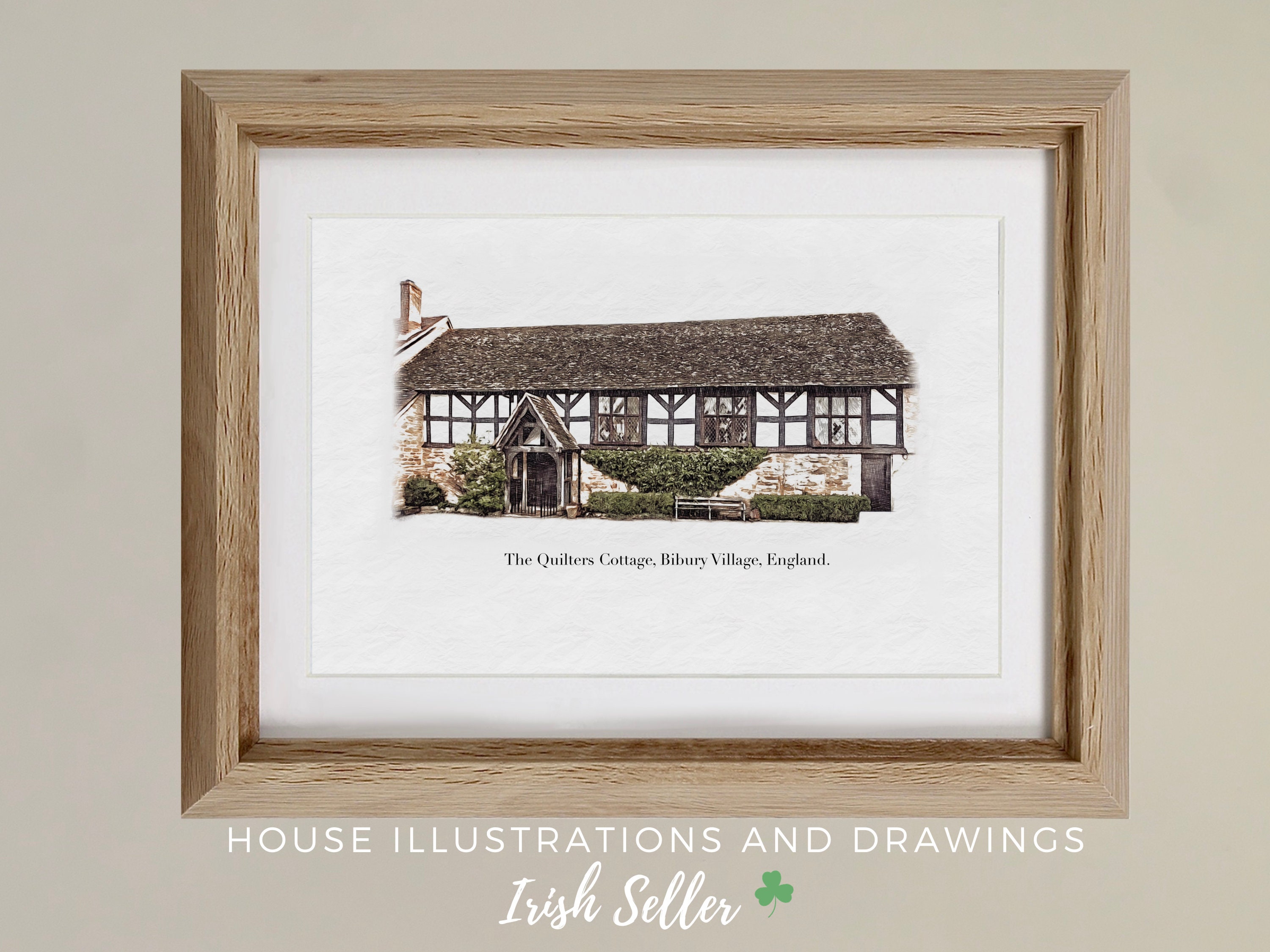Custom House Drawing Illustration, Colour Pencil Drawing, House Sketch ...