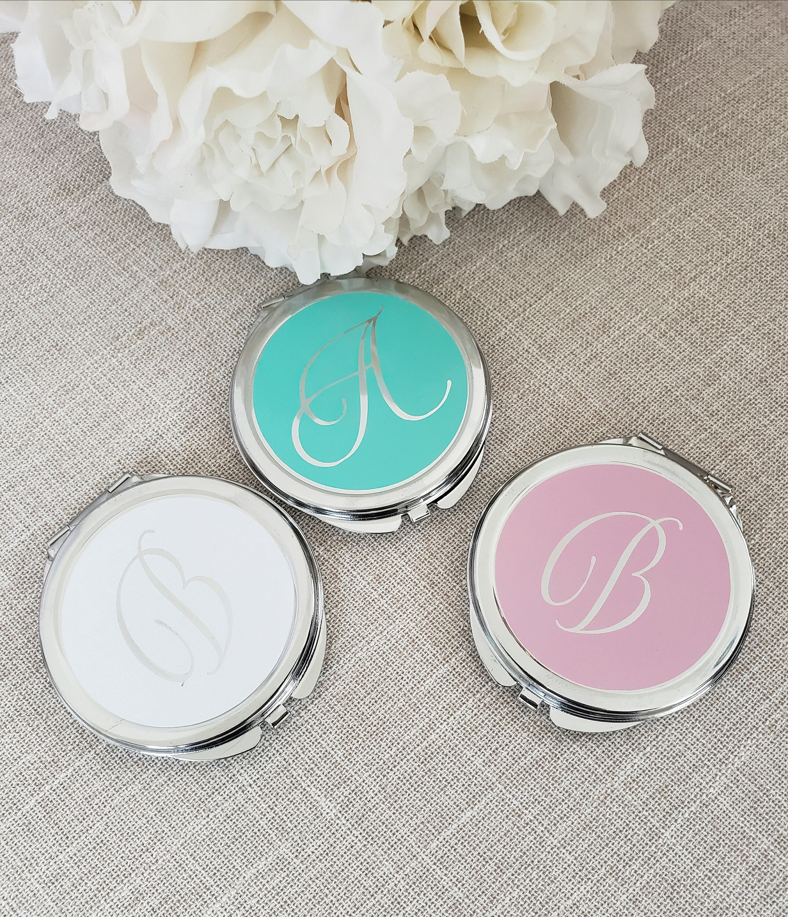 Compact Mirrors Personalized Compact Mirrors Bridesmaids | Etsy