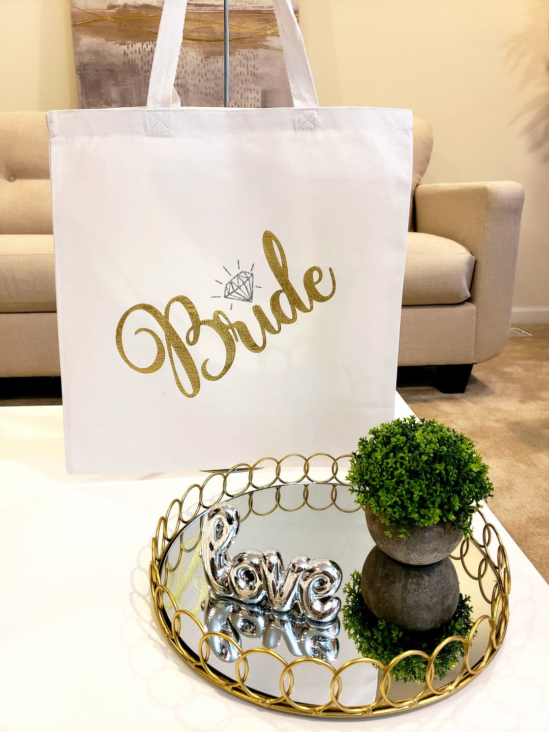 Bride Tote Bag Bride Bag| Bride to Be Gift| Bridal Shower Wedding Tote ...