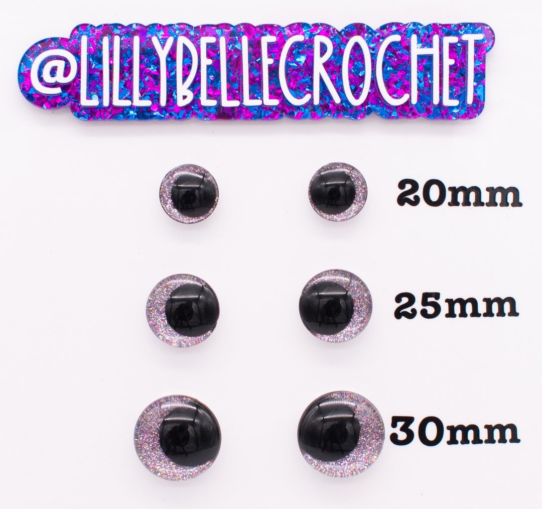 Handmade Confetti Cartoon Glitter Safety Eyes - Etsy