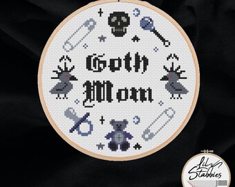 Punk Cross Stitch | Etsy