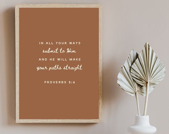 Acknowledge Him | Etsy