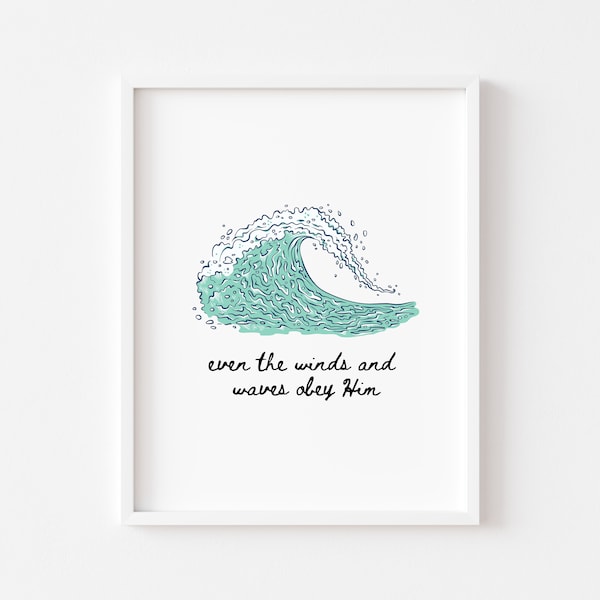 Even the Waves Obey - Etsy