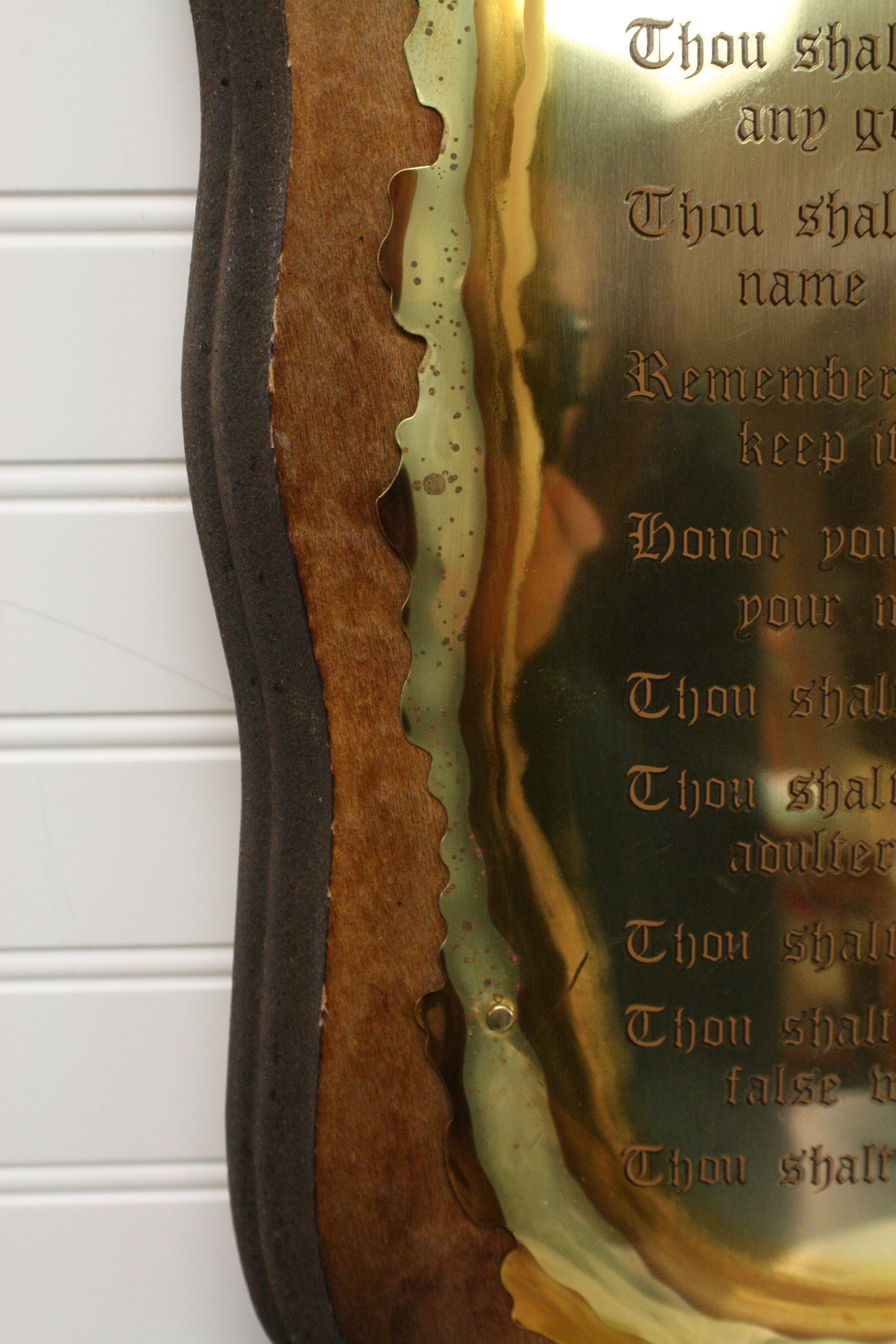 Vintage the Ten Commandments Wall Plaque/christian Wall - Etsy