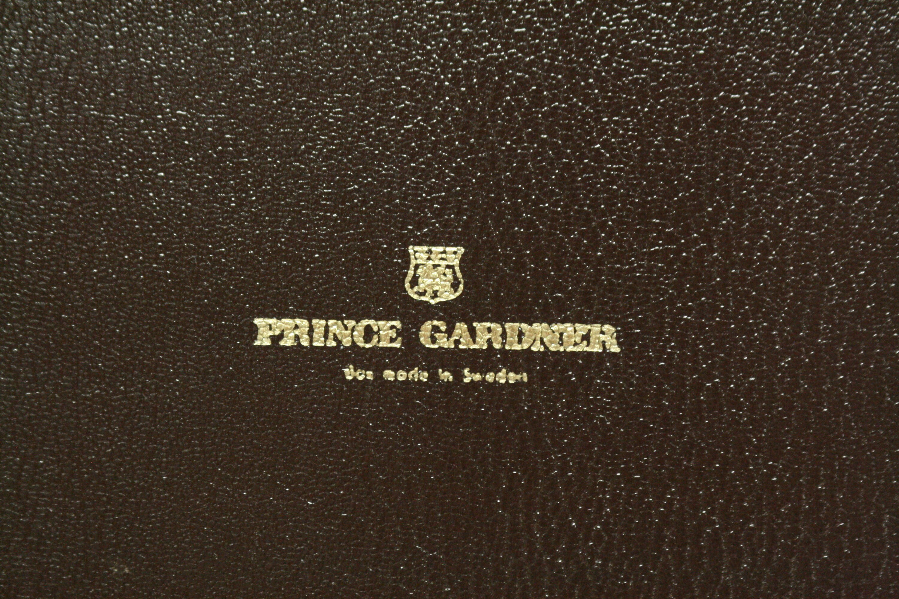 Vintage Prince Gardner Men's Jewelry Box/brown Leatherette Men's Valet ...