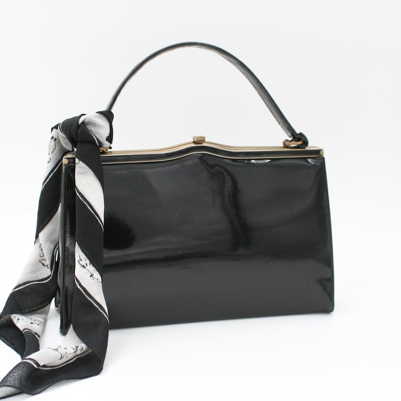 Patent Vintage Purse Bag - Etsy
