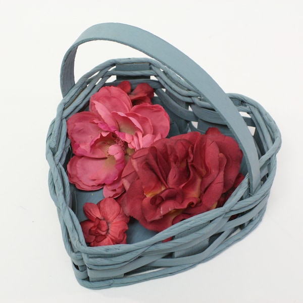 Heart Shaped Basket - Etsy