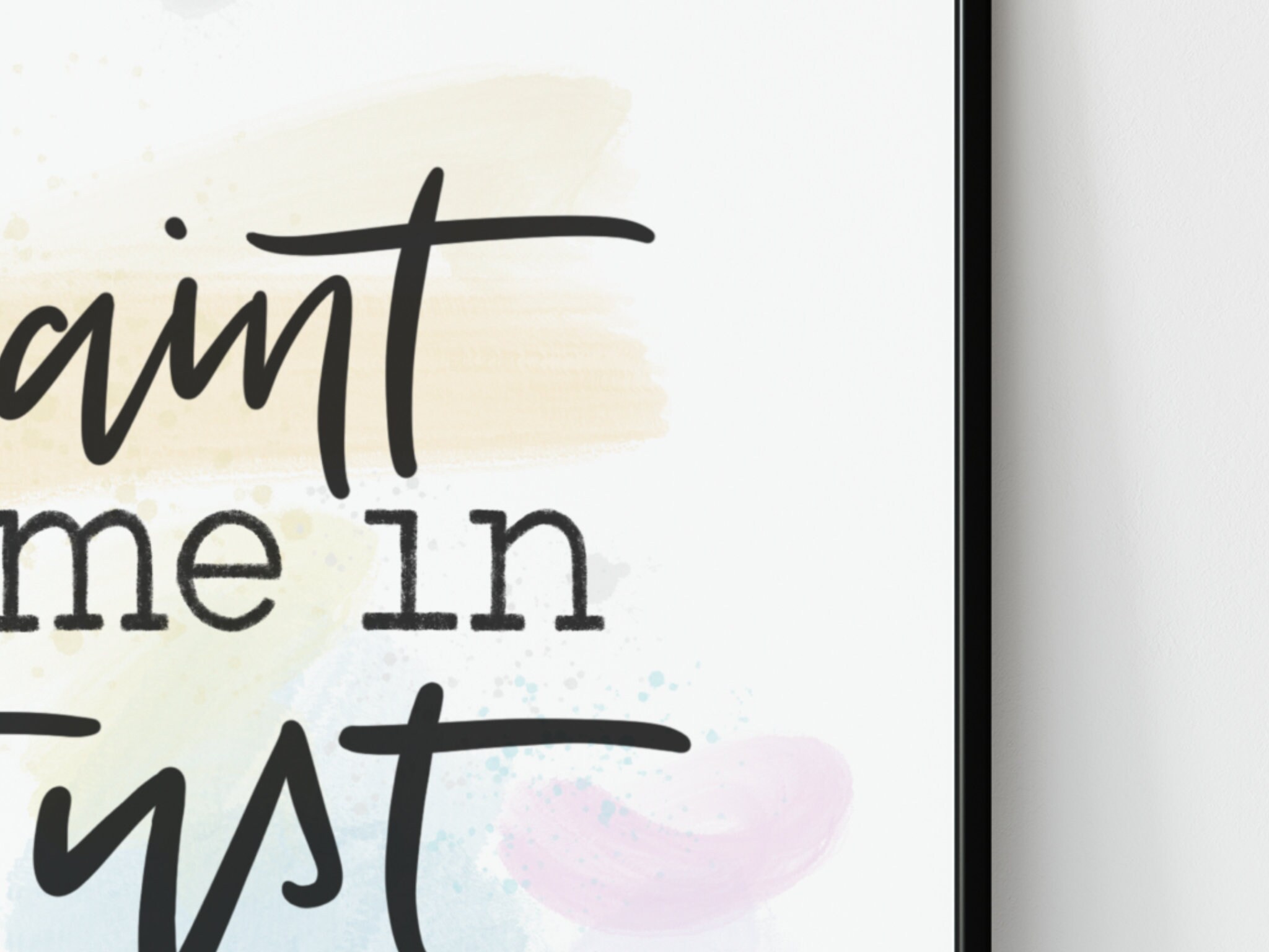 Dodie HUMAN Quote Poster Print Hand Lettered Color Digital Download - Etsy