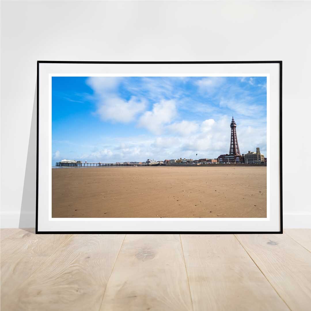 Blackpool Beach Landscape Photography Prints, Wall Art, Panoramic - Etsy
