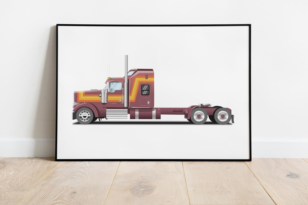 Kenworth W900L American Truck, M.A.S.K 80s Cartoon, Car Retro-themed ...