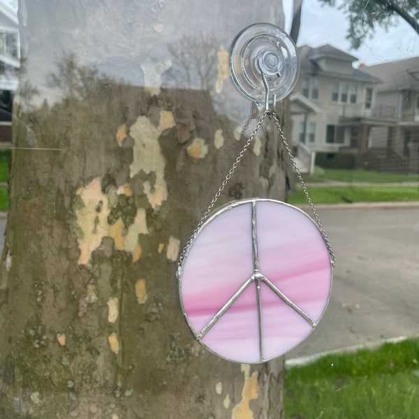 Peace Sign Stained Glass - Etsy