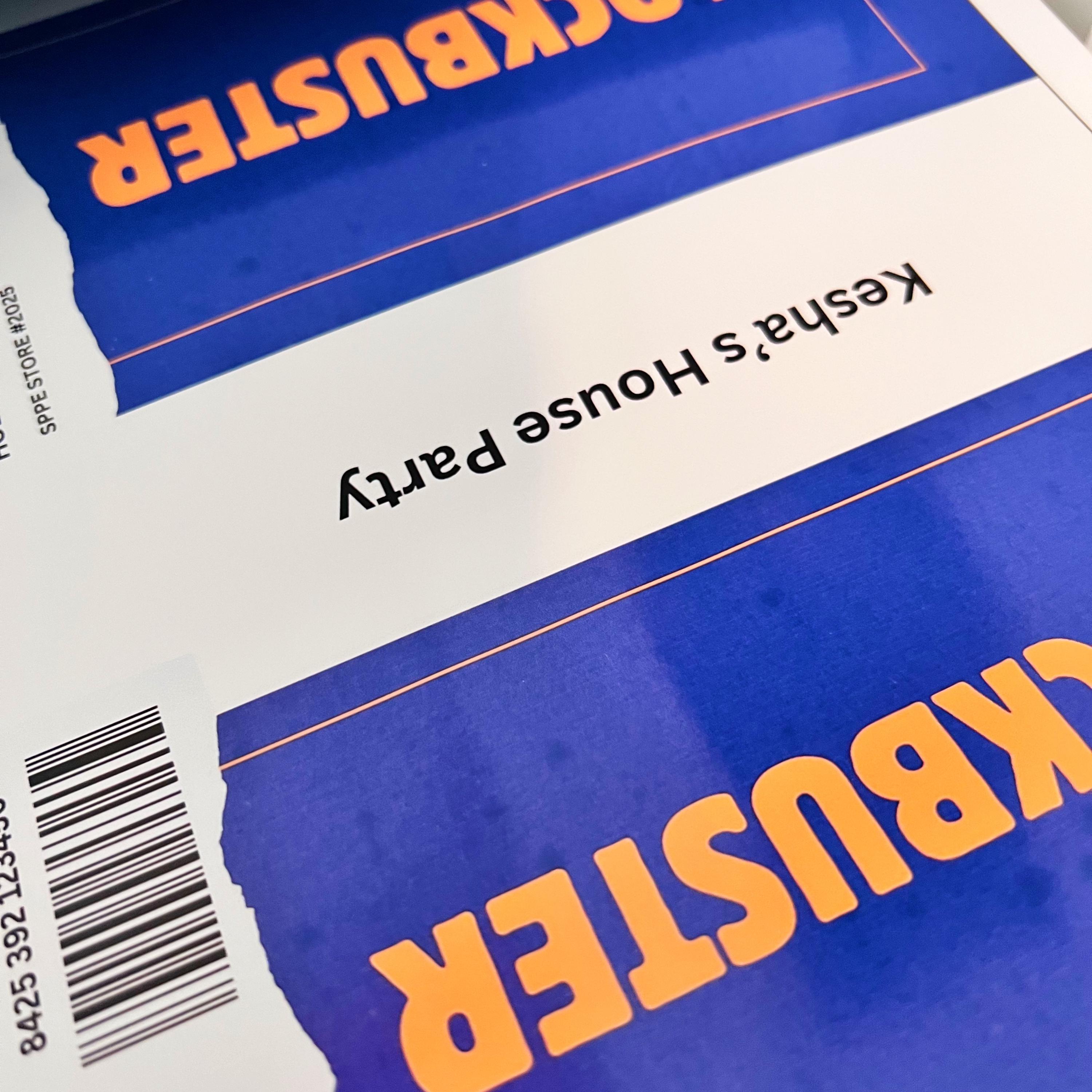 Personalized Blockbuster Movie Box| House Party| 80s Party| 90s Party ...