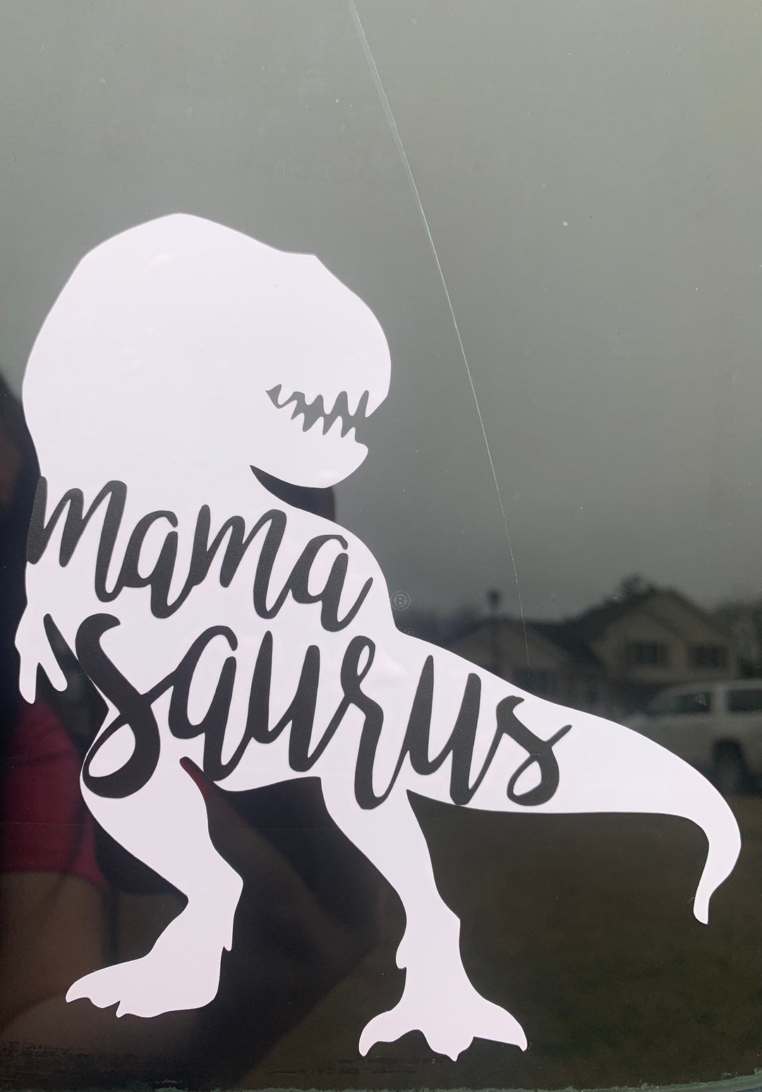 Mamasaurus Decal - Etsy