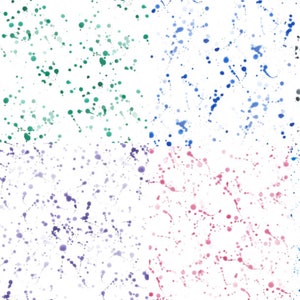 Watercolor Splatter Digital Paper, Seamless Background Texture, Hand ...