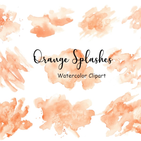 Watercolor Splash - Etsy