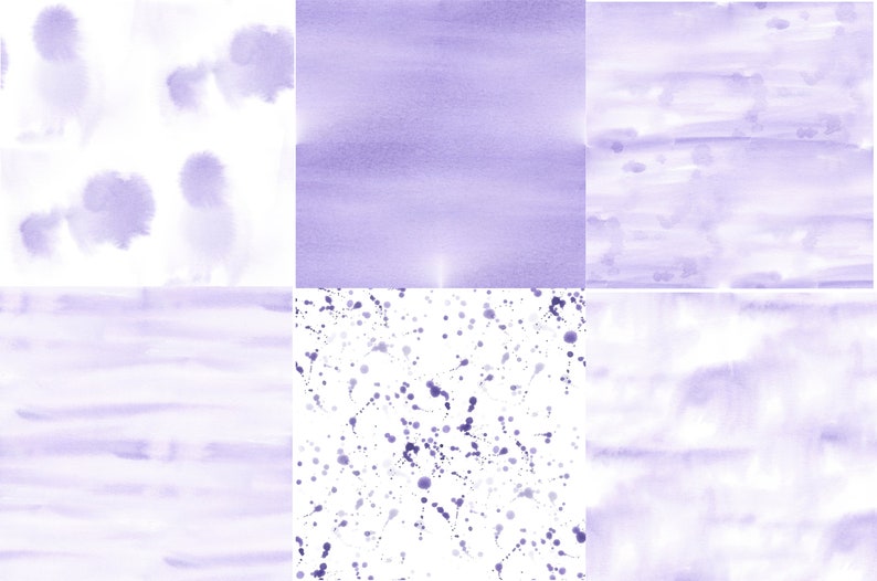 Purple Watercolor Digital Paper Seamless Background Texture - Etsy