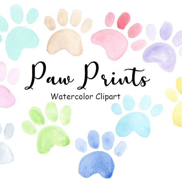 Paw Print Art - Etsy