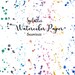 Watercolor Splatter Digital Paper Seamless Background - Etsy