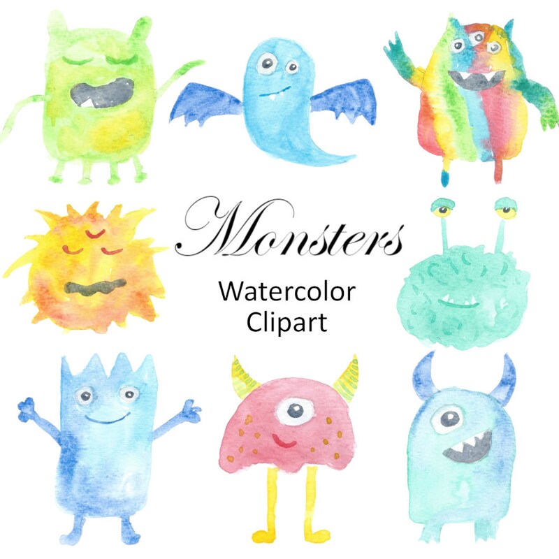 Monster Graphics - Etsy