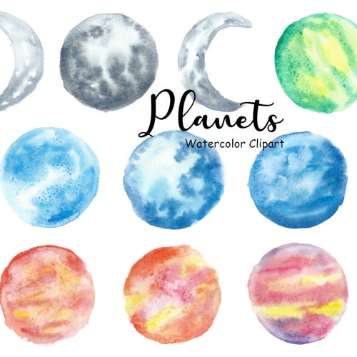 Space Astronaut Clipart Planet Clip Art Digital Download | Etsy