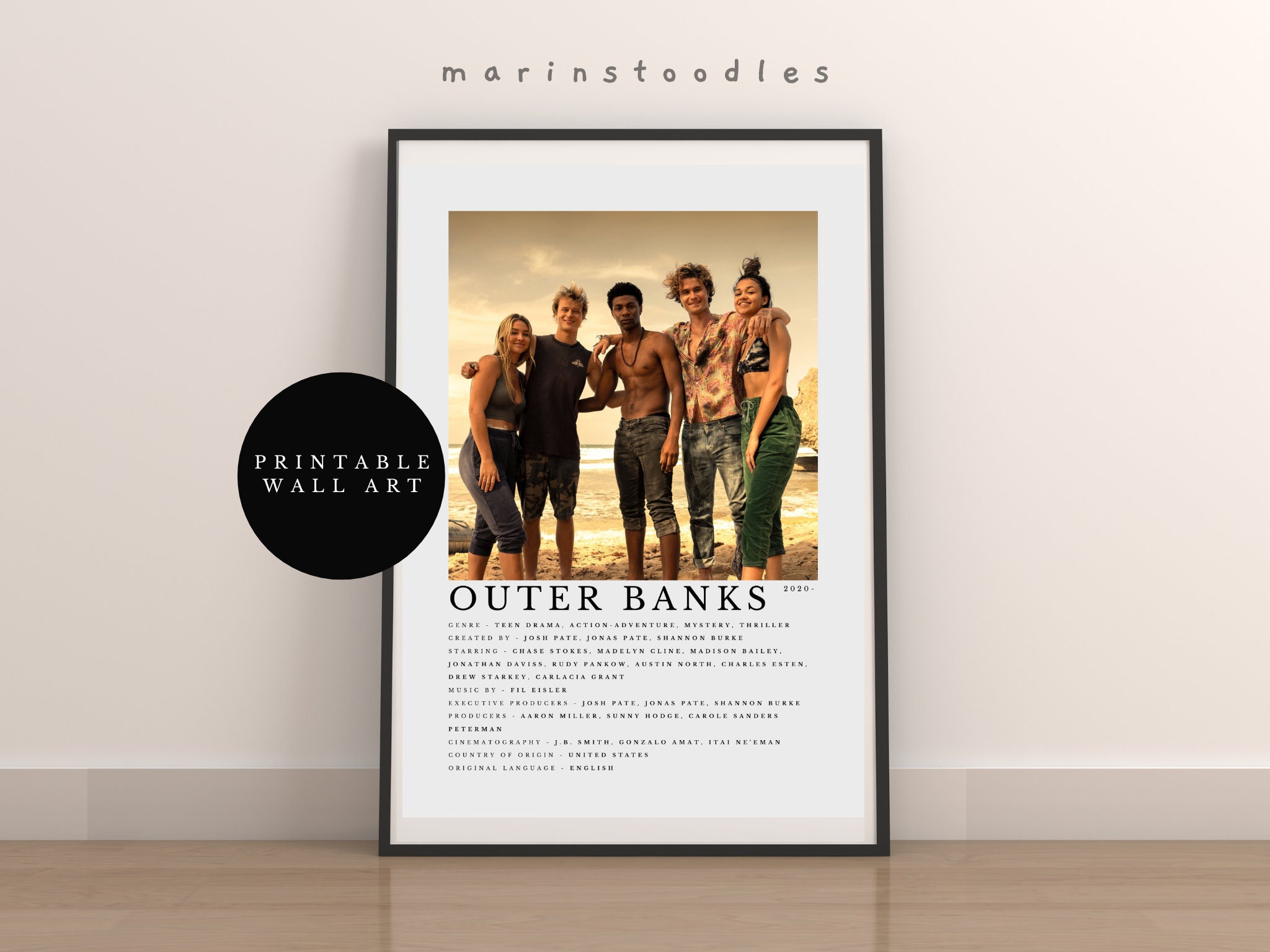 Outer Banks Poster Outer Banks Print TV Show Poster TV - Etsy Australia