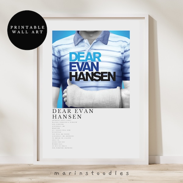 Dear Evan Hansen - Etsy