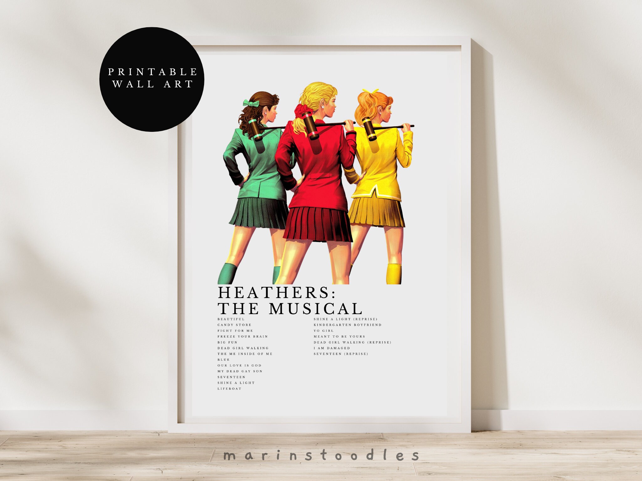 Heathers Musical Poster