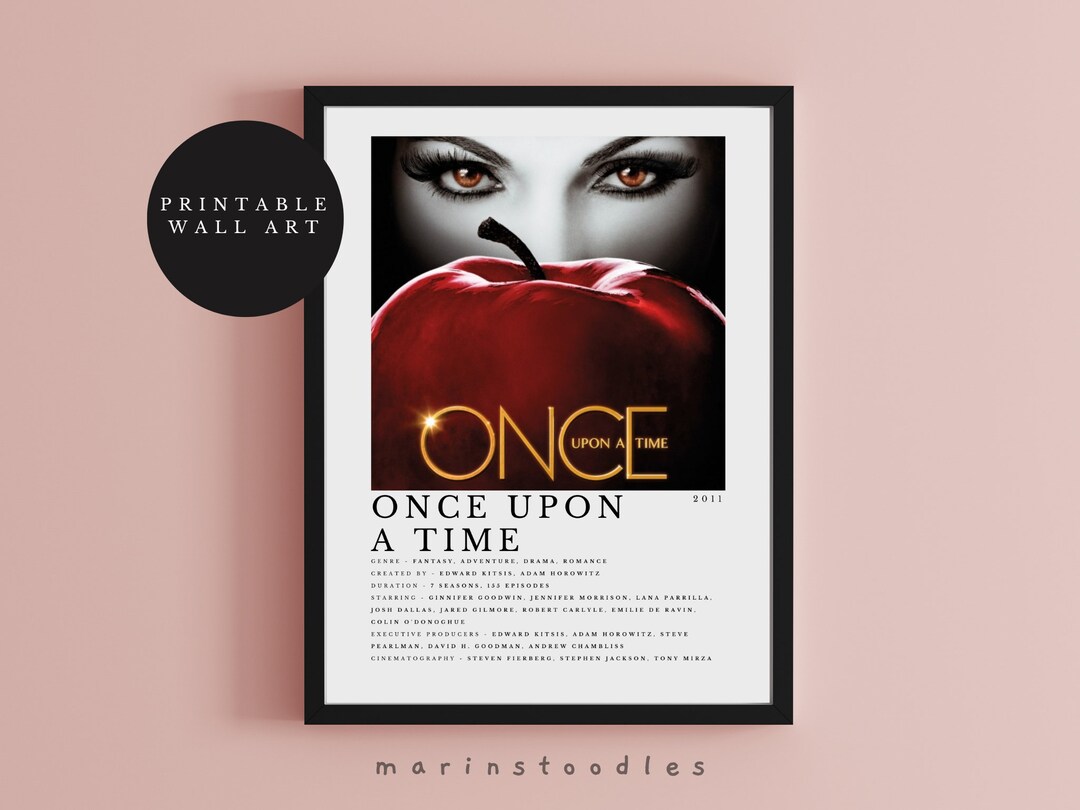 Once Upon a Time Poster Once Upon a Time Print TV Show Poster TV Poster ...