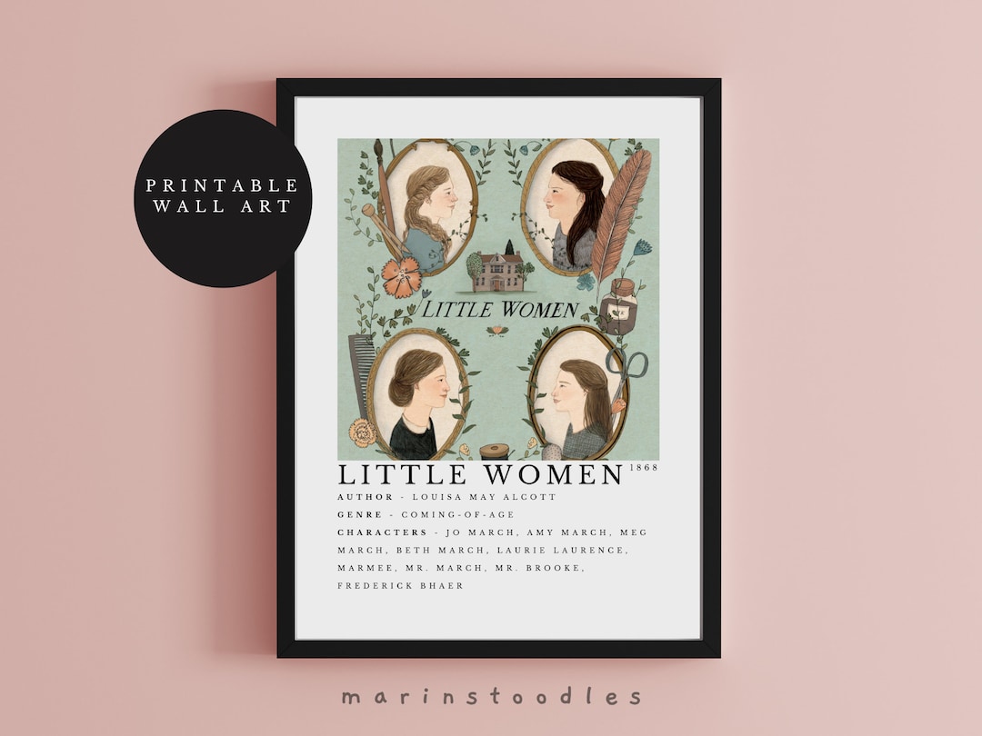 Little Women Book Print Digital Book Print Digital - Etsy