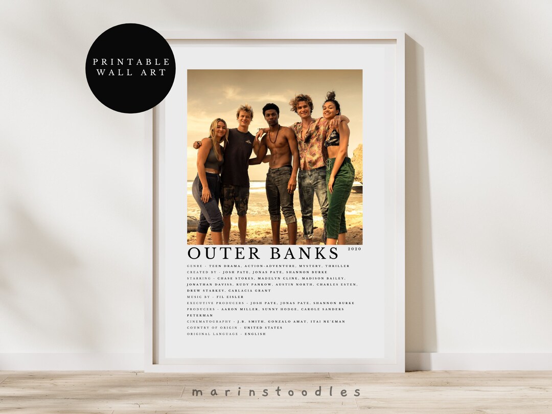Outer Banks Poster Outer Banks Print TV Show Poster TV Poster Outer ...