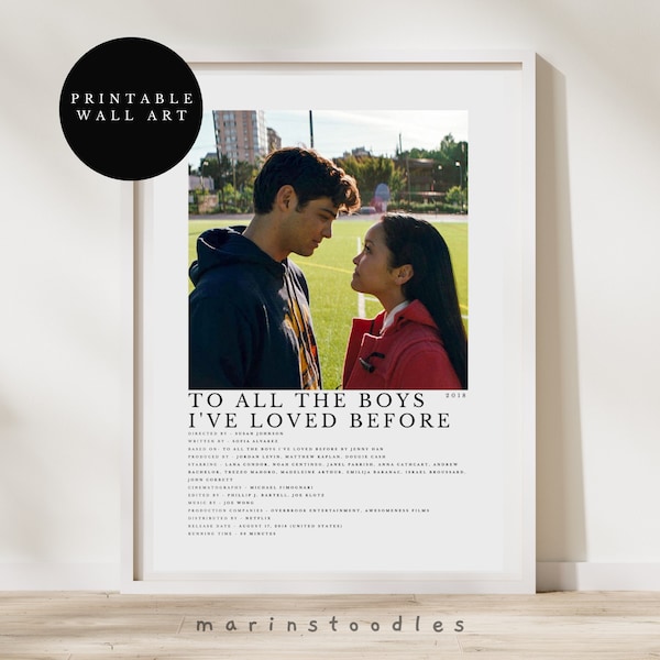 To All the Boys I've Loved Before - Etsy