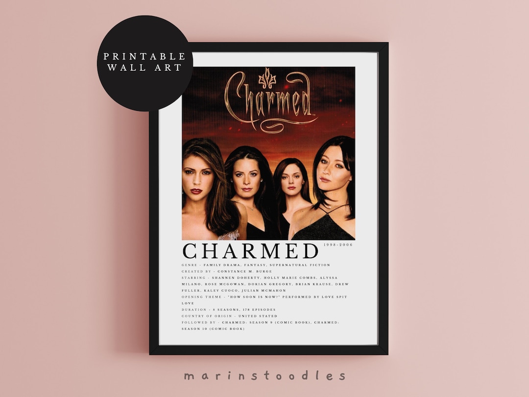 Charmed Poster Charmed Print TV Poster TV Show Poster Charmed Piper ...