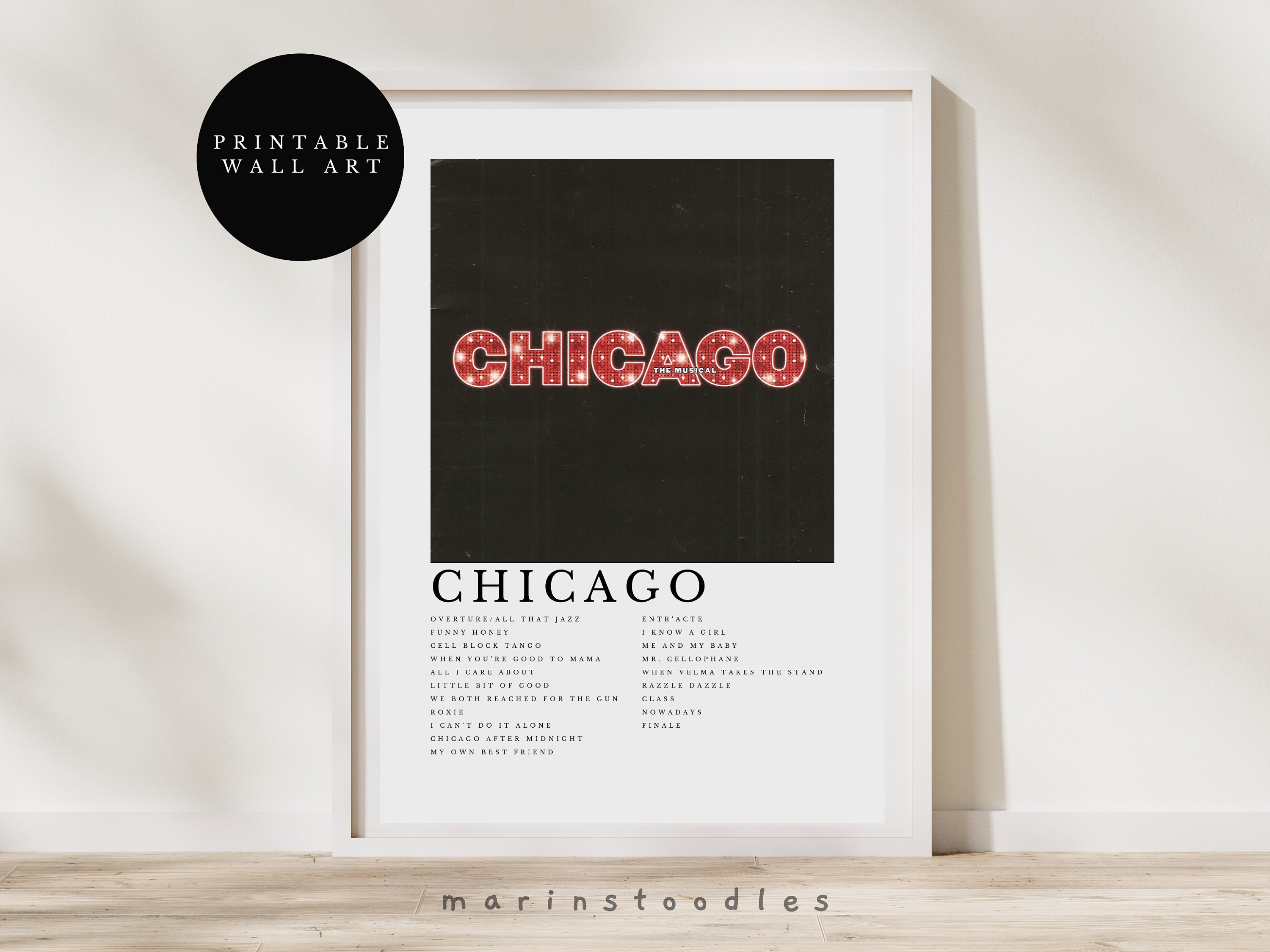Chicago The Musical Poster