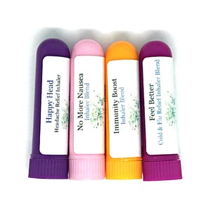 Essential Oil Inhaler Gift Set Aromatherapy Nasal Inhaler Set Essential ...