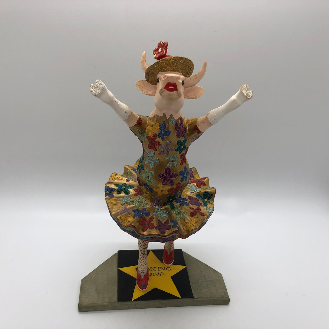Dancing Diva Cow Parade Holdings Corp. Figurine - Etsy