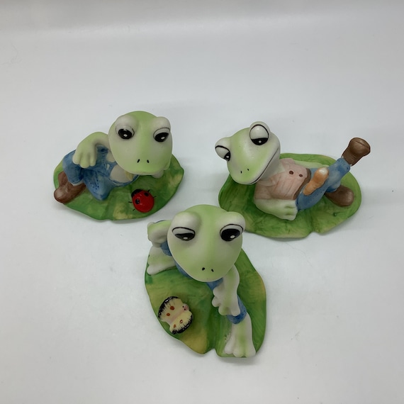 Collectibles Figurines & Knick Knacks Vintage Homco Frogs Trio Retro ...
