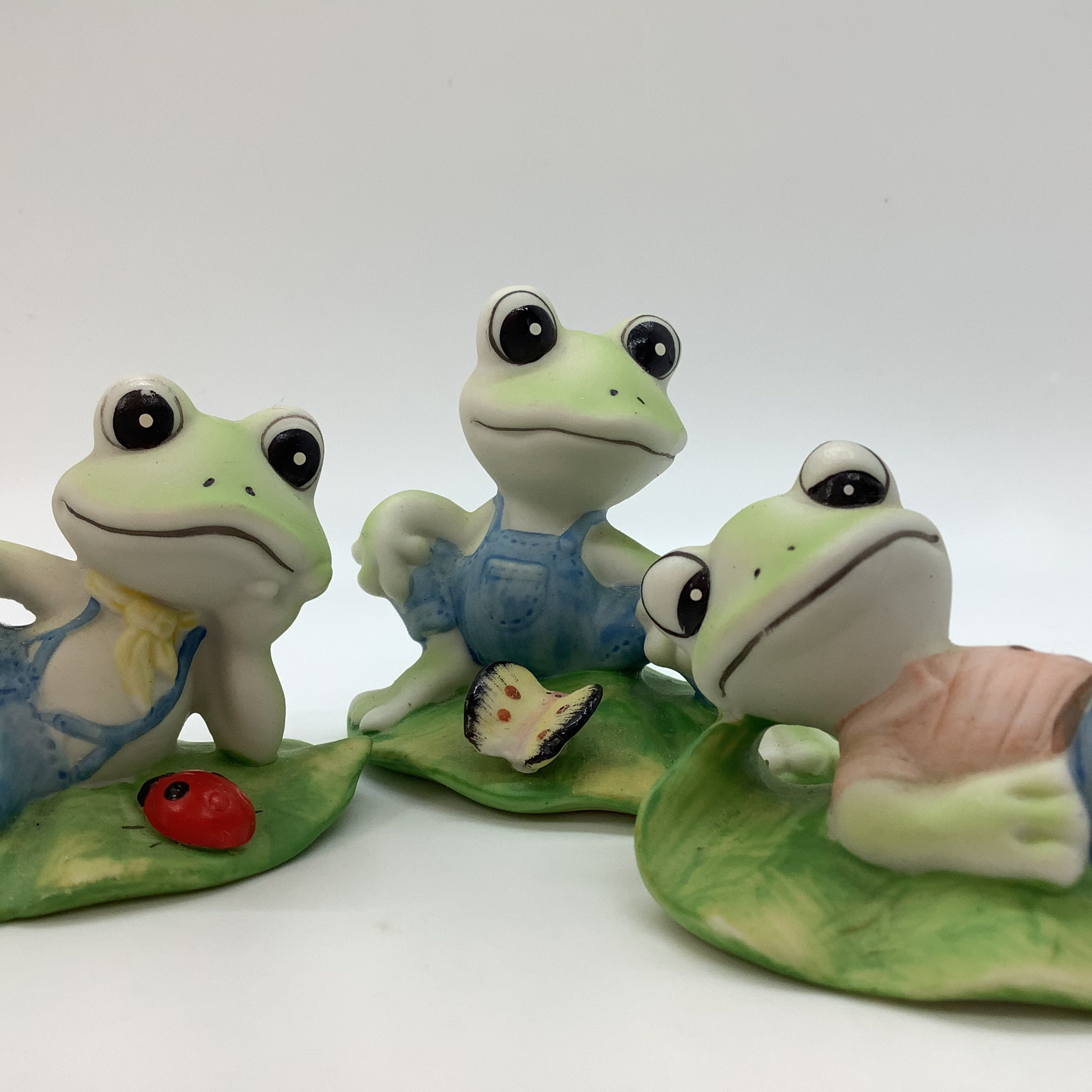 Collectibles Figurines & Knick Knacks Vintage Homco Frogs Trio Retro ...