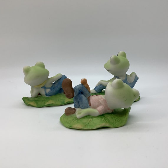Collectibles Figurines & Knick Knacks Vintage Homco Frogs Trio Retro ...