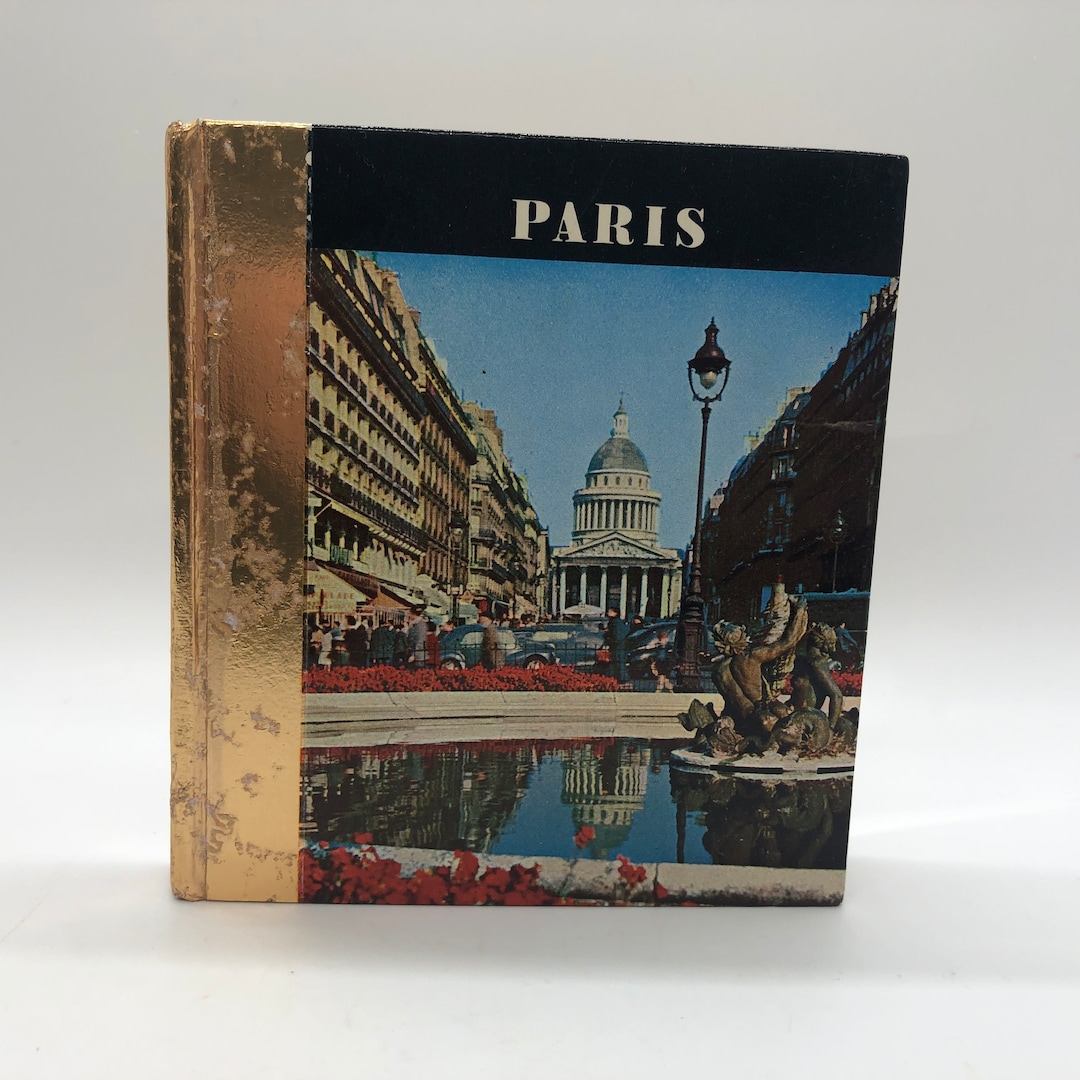 Vintage Small Square Paris Photo Book - Etsy