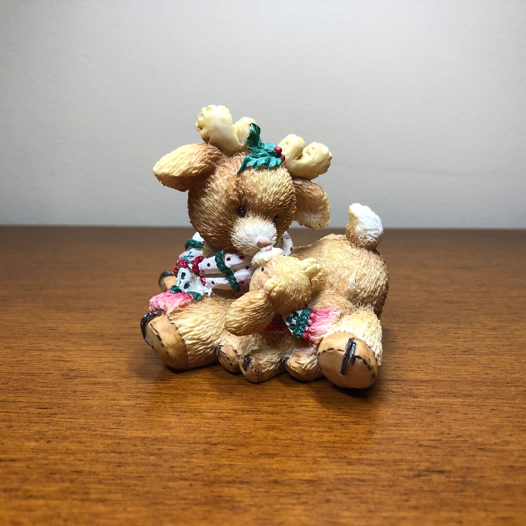 Vintage Enesco Santa’s Special Deerlivery “junior” Christmas Figurine ...