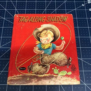 Vintage Childrens Booktag-along Shadow - Etsy