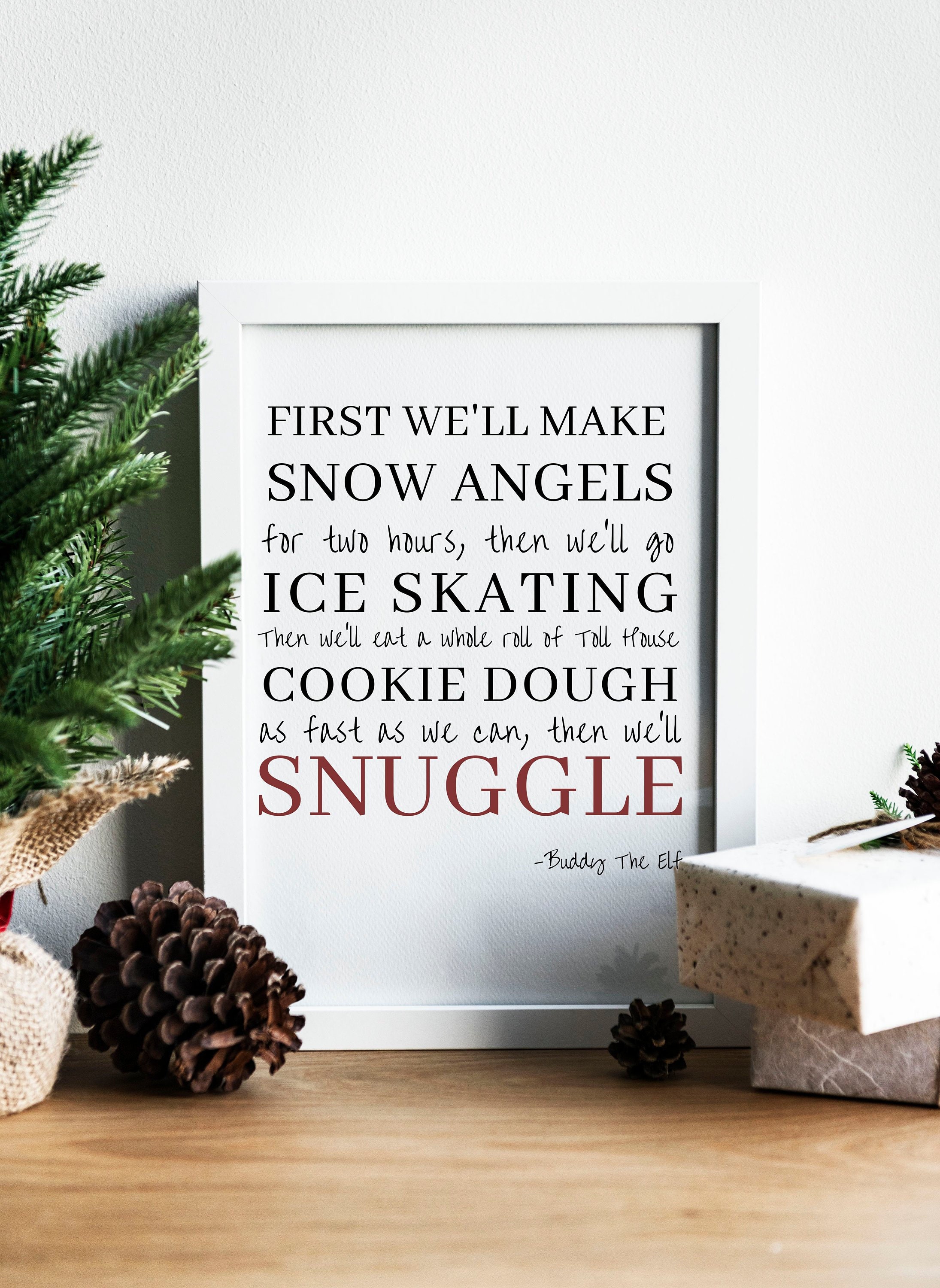 Buddy the Elf Poster - Etsy