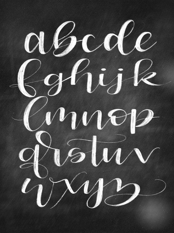 Alphabet-modern Digital Print | Etsy