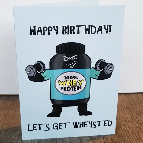 Workout Birthday Card Birthday Card for Gym Lover Fitness - Etsy