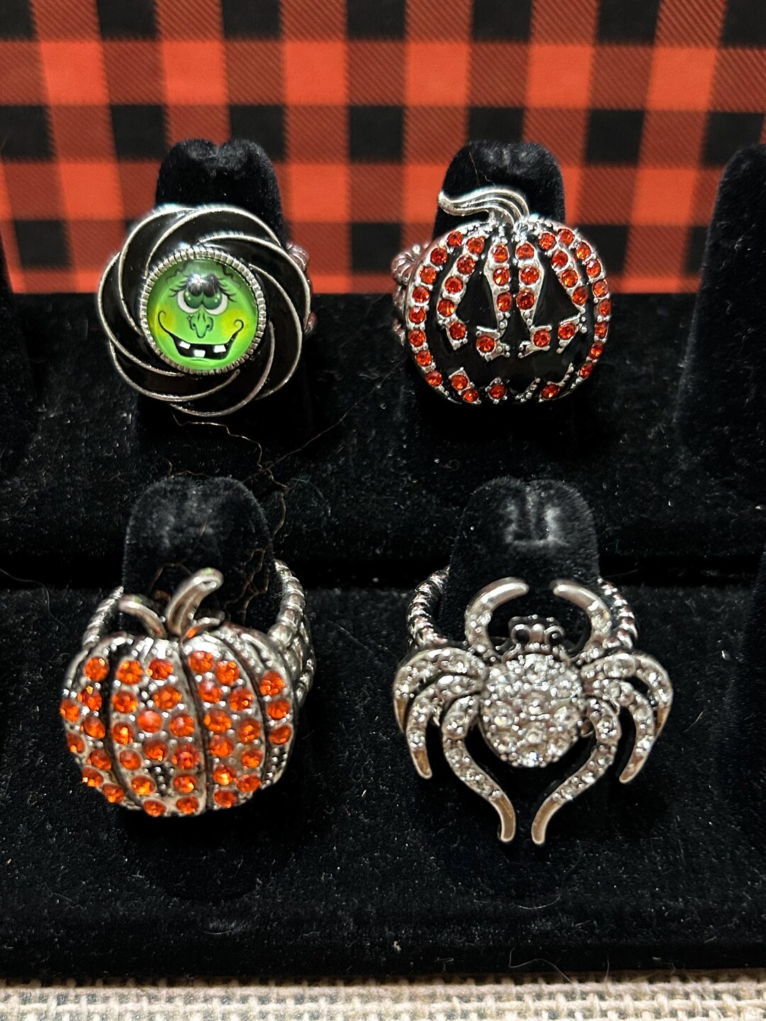 Halloween Rings, Pumpkin Ring, Wicked Witch Ring, Spider Ring - Etsy