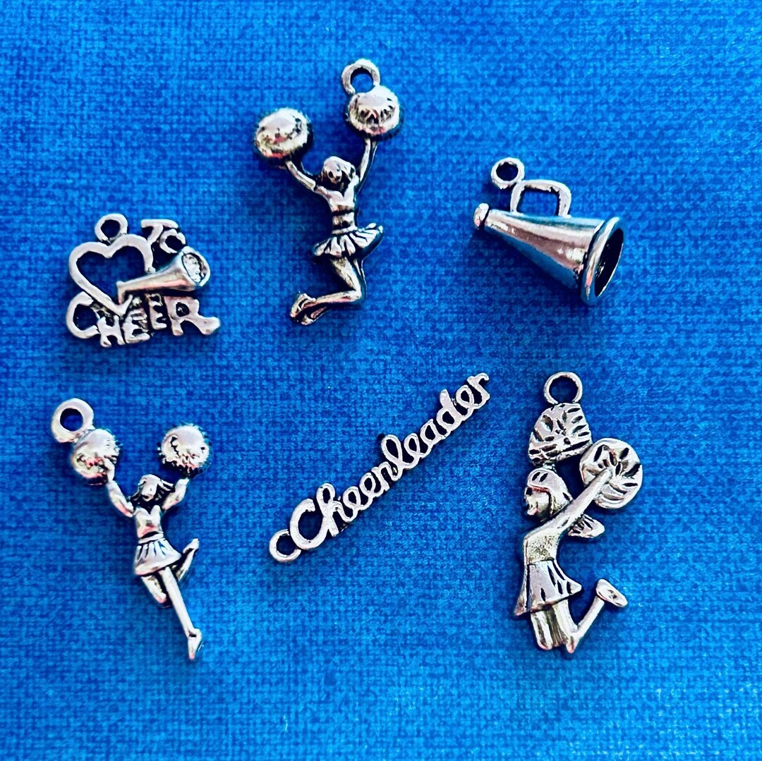 Cheerleading Charm Assortment (7 Charms) Cheer Charms - Etsy