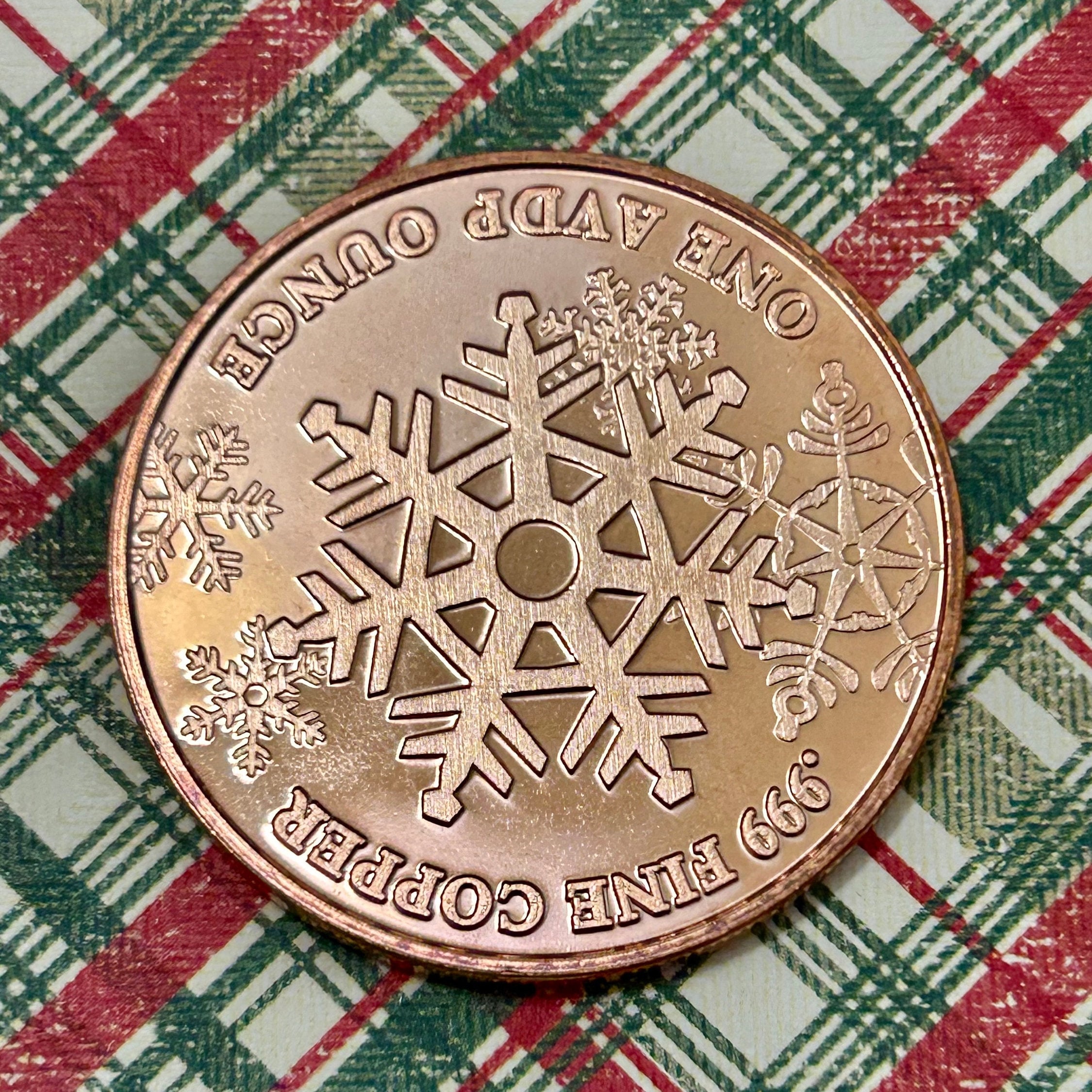 Christmas Coin (1 Coin) Santa Copper Coin, Christmas Collectors Coin - Etsy